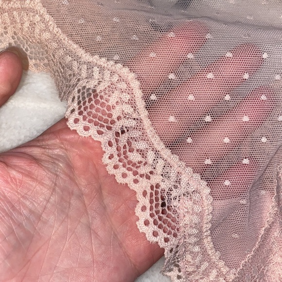 Victoria's Secret | Intimates & Sleepwear | Nwt Sheer Light Pink Cheeky ...